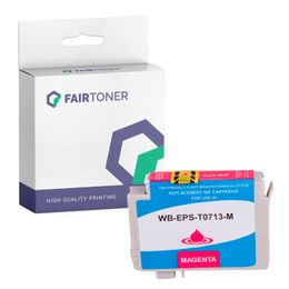 FairToner Kompatibel für Epson Stylus DX 4050 (C13T07134012 / T0713) Druckerpatrone Magenta