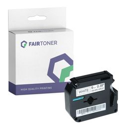 FairToner Kompatibel für Brother MK-221BZ Schriftband 9mm/8m Schwarz auf Weiss