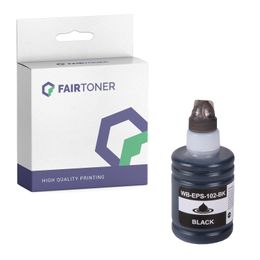 FairToner Kompatibel für Epson EcoTank ET-2400 (C13T03R140 / 102) Tintentank Schwarz