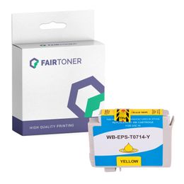 FairToner Kompatibel für Epson Stylus D 120 (C13T07144012 / T0714) Druckerpatrone Gelb