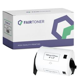 FairToner Kompatibel für Brother DK-11240 Etiketten Weiß