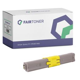 FairToner Kompatibel für OKI 46490605 Toner Gelb