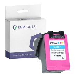 FairToner Kompatibel für HP DeskJet 2542 (CH564EE / 301XL) Druckerpatrone Color