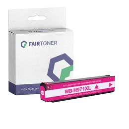 FairToner Kompatibel für HP OfficeJet Pro X 451 dn (CN627AE / 971XL) Druckerpatrone Magenta