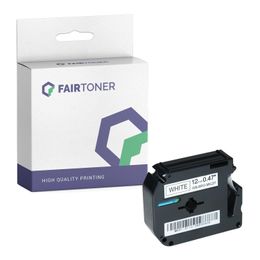 FairToner Kompatibel für Brother P-Touch 75 (MK-231BZ) Schriftband 12mm/8m Schwarz auf Weiss