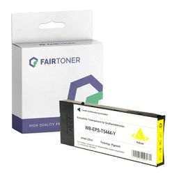FairToner Kompatibel für Epson Stylus Pro 4000 C 8 PS (C13T544400 / T5444) Druckerpatrone Gelb