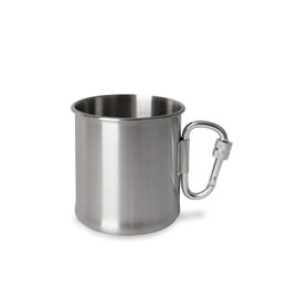 Mil-Tec Edelstahl Karabinerbecher 250 ml