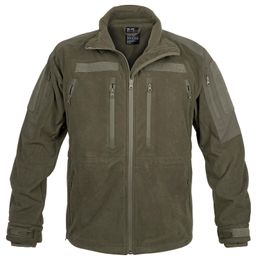 K&auml;lteschutzjacke Fleece Mil-Tec Plus oliv, Gr&ouml;&szlig;e XXL