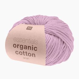 Essentials Organic Cotton aran von Rico Design, Flieder, aus Baumwolle