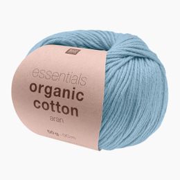 Essentials Organic Cotton aran von Rico Design, Blau, aus Baumwolle