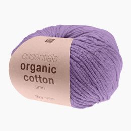 Essentials Organic Cotton aran von Rico Design, Lila, aus Baumwolle