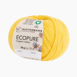 Ecopure von Austermann , Gelb, aus Baumwolle