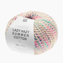 Creative Lazy Hazy Summer Cotton dk von Rico Design, Buttercreme, aus Baumwolle