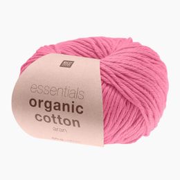 Essentials Organic Cotton aran von Rico Design, Pink, aus Baumwolle