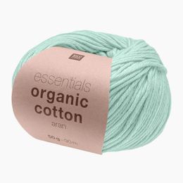 Essentials Organic Cotton aran von Rico Design, Mint, aus Baumwolle