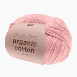 Essentials Organic Cotton aran von Rico Design, Rosa, aus Baumwolle