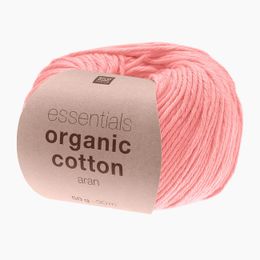 Essentials Organic Cotton aran von Rico Design, Lachs, aus Baumwolle