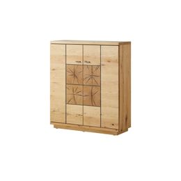 Gray & Jones Highboard Black Coast Two ¦ holzfarben ¦ Maße (cm): B: 120 H: 136 T: 42