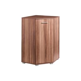 Eckkommode Priess Sideboards Gr. Ausführung 2, braun (nussbaumfarben) Eckkommoden