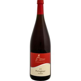 Winzer der Rheinhessischen Schweiz 1,0 L Portugieser 2024 Trocken - Wöllsteiner Rheingrafenstein Rheinhessen – Rotwein Qualitätswein
