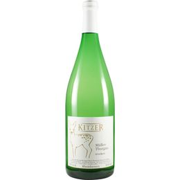 Weingut Kitzer Müller-Thurgau 1,0 L / Rivaner 2023 Trocken - Rheinhessen – Weißwein Qualitätswein