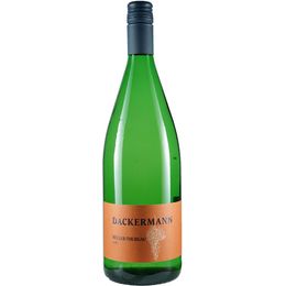 Weingut Dackermann MÜLLER-THURGAU [mild] 1,0 L Müller-Thurgau / Rivaner 2024 Lieblich - Rheinhessen – Weißwein Qualitätswein