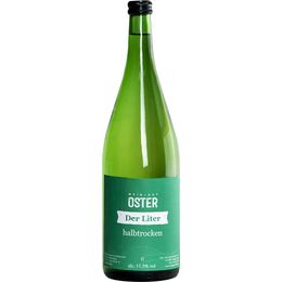Weingut Oster Der Liter 1,0 L Halbtrocken - Mosel &ndash; Wei&szlig;wein Qualit&auml;tswein