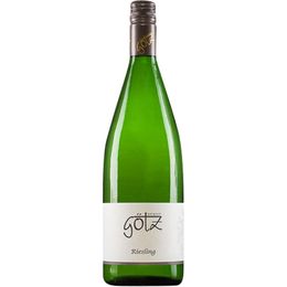 Weingut Albert G&ouml;tz Weingut Albert G&ouml;tz 1,0 L Riesling 2023 Feinherb - Pfalz &ndash; Wei&szlig;wein Qualit&auml;tswein