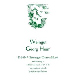 Weingut Georg Heim Dunkelfelder 2016 Trocken - Mosel &ndash; Rotwein Qualit&auml;tswein