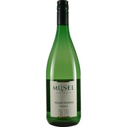 Weingut M&uuml;sel Weingut M&uuml;sel M&uuml;ller-Thurgau 1,0 L / Rivaner 2024 Trocken - Rheinhessen &ndash; Wei&szlig;wein Qualit&auml;tswein