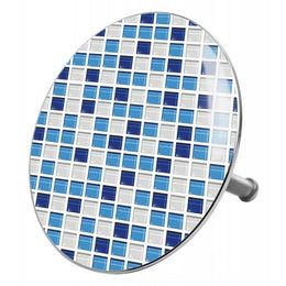 Sanilo Badewannenstöpsel Mosaik Blau