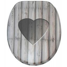 Sanilo WC-Sitz Wooden Heart - Premium Toilettendeckel direkt vom Hersteller