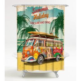 Sanilo Duschvorhang Summer Bus 180 x 200 cm