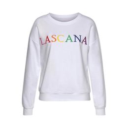 Lascana Sweatshirt Damen Gr&ouml;&szlig;e M mischfarben / wei&szlig;