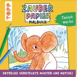 TOPP Malbuch "Zauberpapier - Tierisch was los"