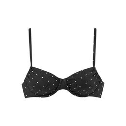 Lascana Bikini Top female Black size 44