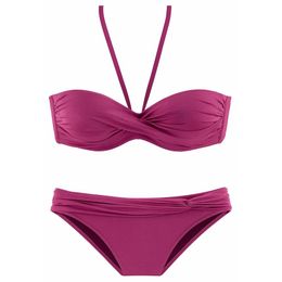 Lascana Bikini 'Wire' Damen Gr&ouml;&szlig;e XXS/XS lila