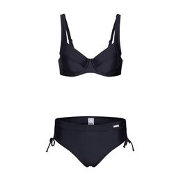 Lascana Bikini 'Wire-Bikini Set' Damen Größe M schwarz