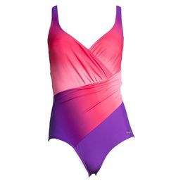 Lascana Badeanzug Damen Gr&ouml;&szlig;e M beere / dunkellila / hellpink / dunkelpink