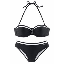 Lascana Bikini Damen Gr&ouml;&szlig;e 7XL schwarz / wei&szlig;