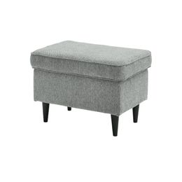 Hocker Oskar - grau - 63 cm - 43 cm - 42 cm - Sconto