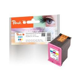 Peach Tinte color PI300-397 kompatibel zu HP 301, CH562EE Typ: Tintenpatrone Druckfarbe: Gelb, Cyan, Magenta Volumen: 6,7 ml Geeignet für: Hewlett-Packard