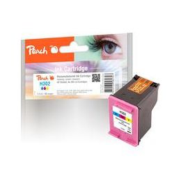 Peach Tinte color PI300-650 kompatibel zu HP 302, F6U65AE Typ: Tintenpatrone Druckfarbe: Gelb, Cyan, Magenta Volumen: 7,5 ml Geeignet für: Hewlett-Packard