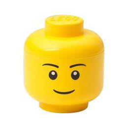 LEGO Storage Head "Boy", mini, Aufbewahrungsbox gelb