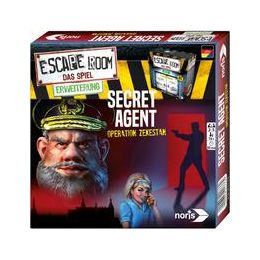 Noris Escape Room: Secret Agent, Partyspiel Erweiterung Spieleranzahl: 2 - 5 Spieler Spieldauer: 1 Stunde Altersangabe: ab 16 Jahren Serie: Escape Room