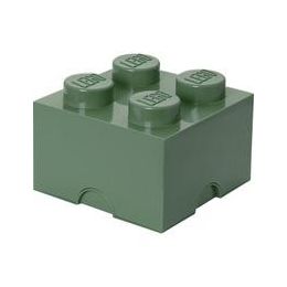 LEGO Storage Brick 4 sandgrün, Aufbewahrungsbox grün Typ: Kiste Geeignet für: Spielzeug Material: Polypropylen