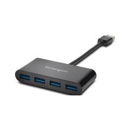 Kensington USB 3.0 4-Port Hub, USB-Hub schwarz, 4x USB 3.0 Typ-A