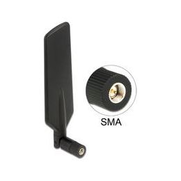 Delock Dualband Antenne schwarz, WLAN, LTE