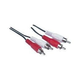 goobay Kabel StereoCinch -> StereoCinch schwarz, 10 Meter Verwendung: Verbindungskabel Anschlüsse: 1x 2-Cinch (Stereo Audio, Stecker) auf 1x 2-Cinch (Stereo Audio, Stecker)