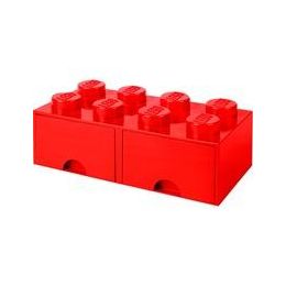 LEGO Brick Drawer 8 rot, Aufbewahrungsbox Typ: Kiste Geeignet für: Spielzeug Material: Polypropylen
